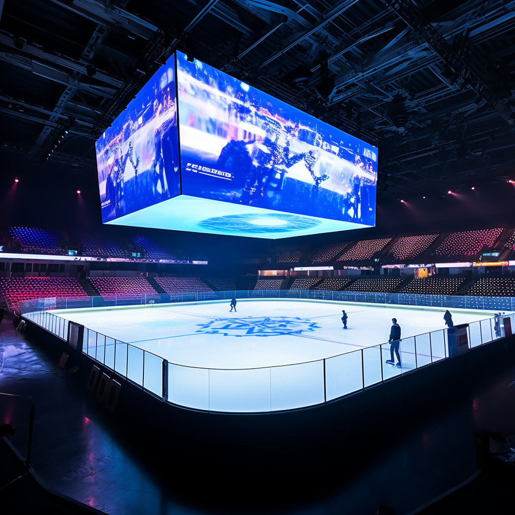 IP65 Sports Stadium LED Display Screen Ceiling Mounted Installation