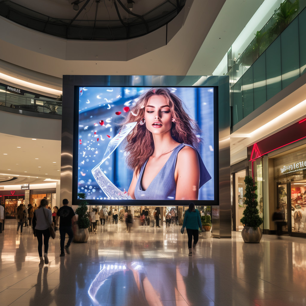 Digital Indoor LED Advertising Billboard 6500K Color Temperature