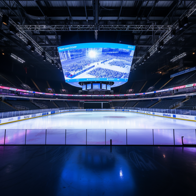 IP65 Sports Stadium LED Display Screen Ceiling Mounted Installation